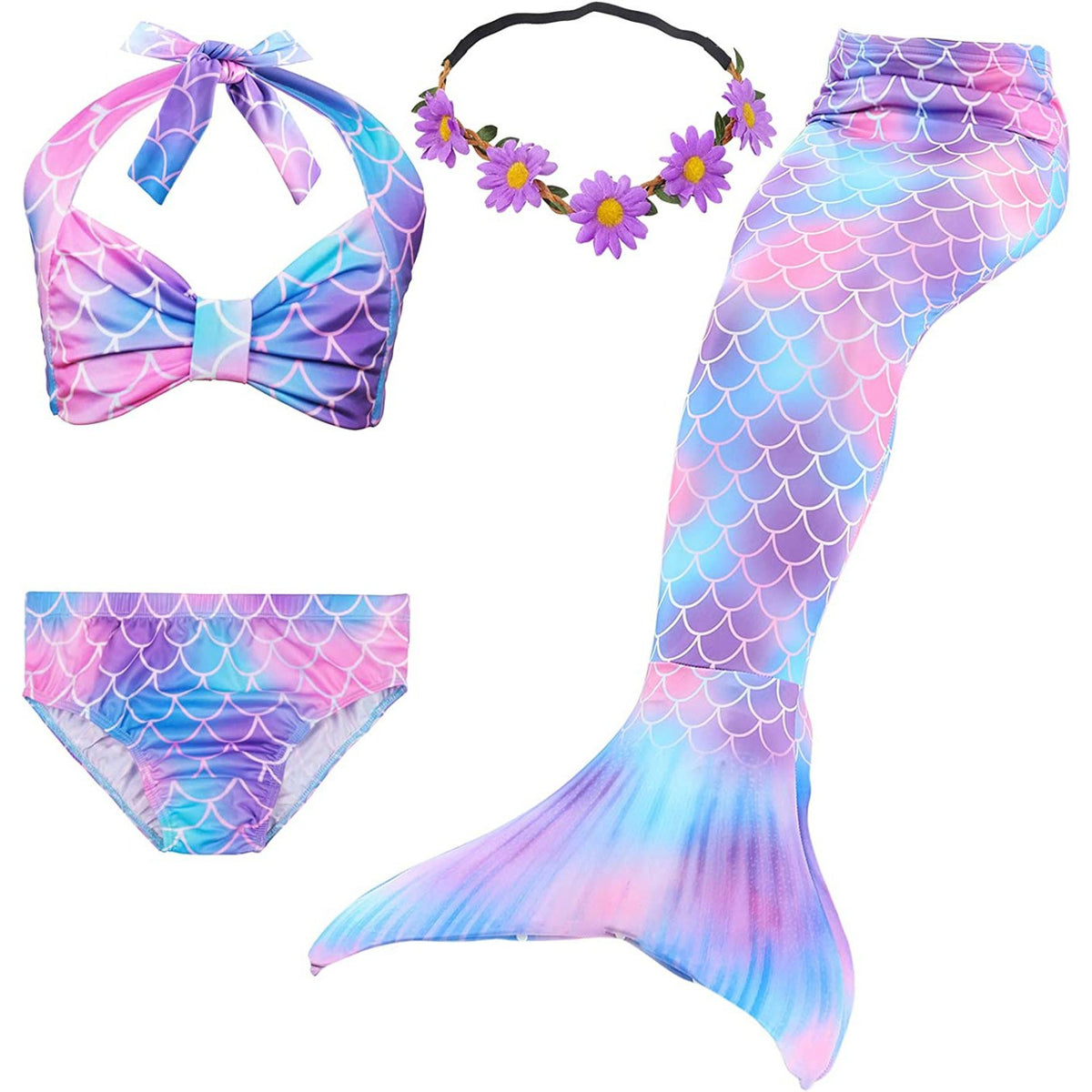 Traje de baño de sirena para niña – Tienda Isabella