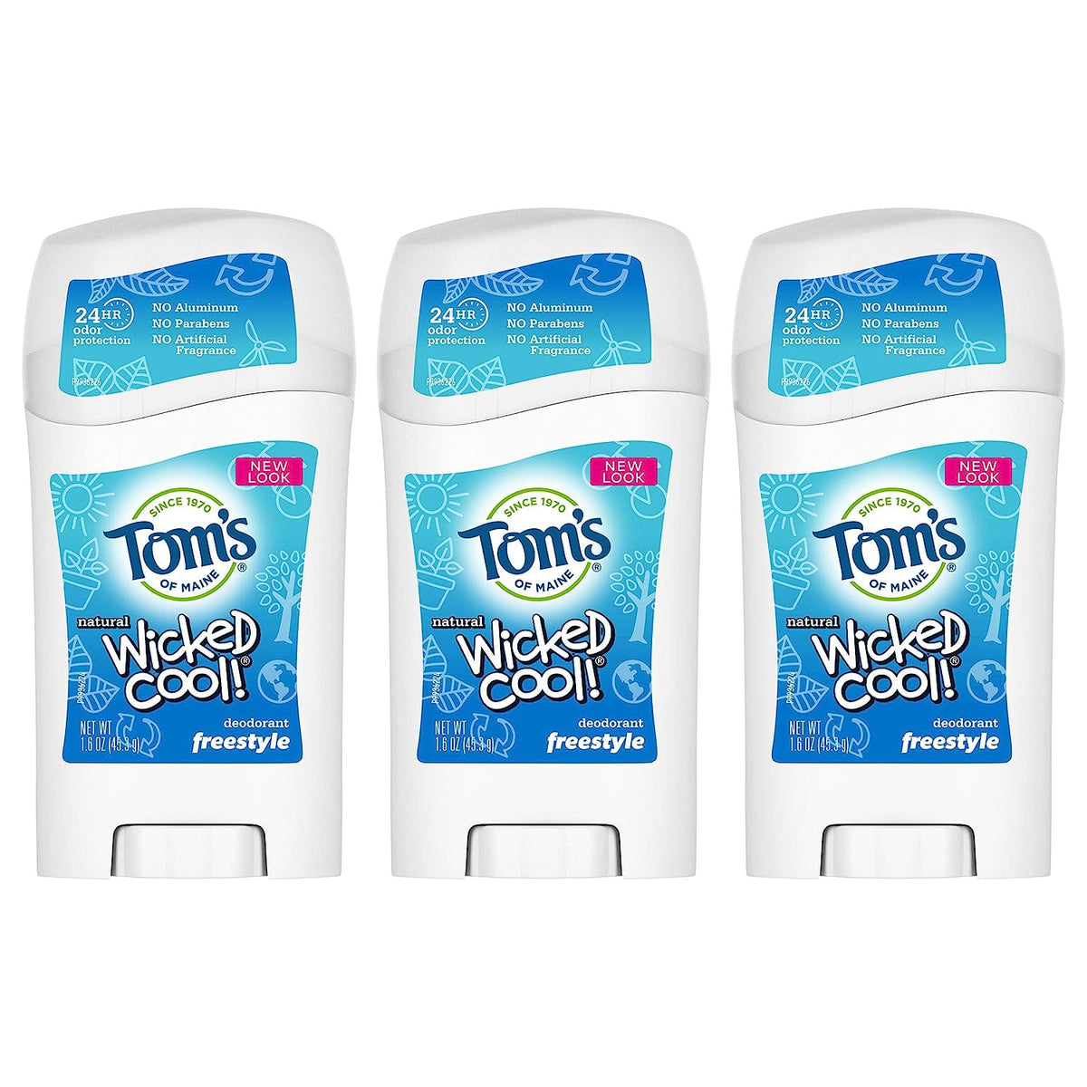 Desodorante Niños Tom's Of Maine Natural Wicked Cool Sin Aluminio (1 u ...